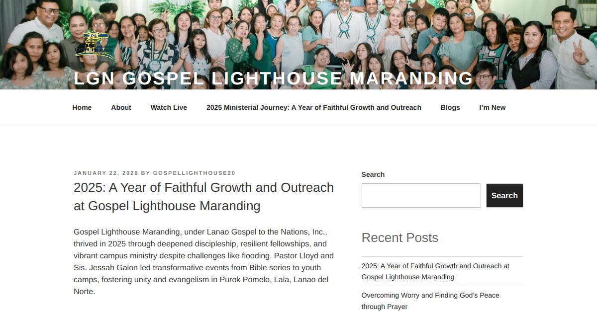 2025: A Year of Faithful Growth and Outreach at Gospel Lighthouse ...